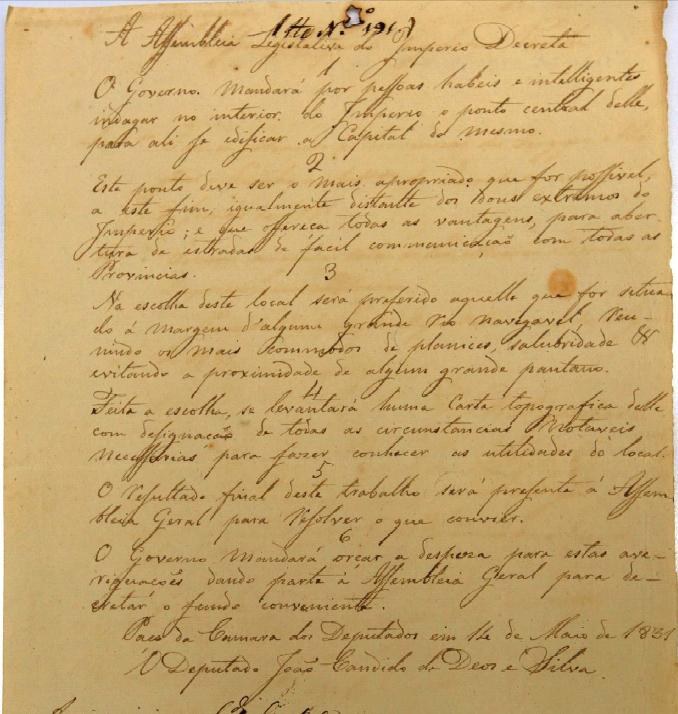 Coleção de documentos históricos — Portal da Câmara dos Deputados